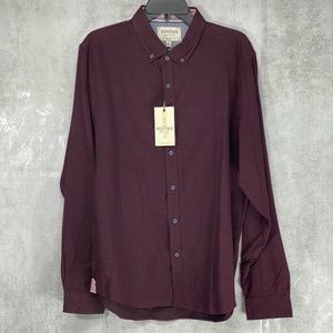 Report Collection | Shirts | Heritage Report Collection Burgundy Solid ...